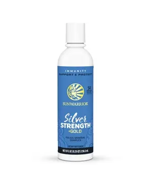 SUNWARRIOR Silver Strength + Gold Fulvic Mineral Complex - No Color