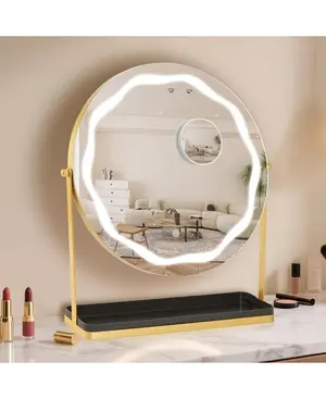 HOMFAN Led Vanity Mirror With Touch Control - Grey