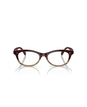 Oliver Spencer Dezerai Eyeglasses - Red Tortoise Gradient
