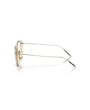 Oliver Spencer Tk-9 Eyeglasses - Gold,buff