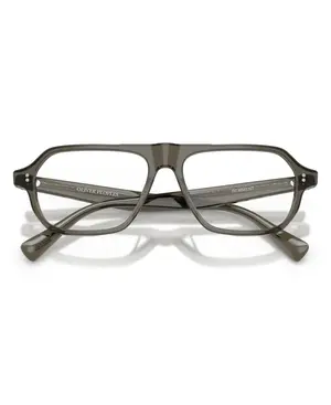 Oliver Spencer Remment Irregular Eyeglasses - Inkwell