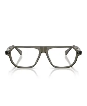 Oliver Spencer Remment Irregular Eyeglasses - Inkwell