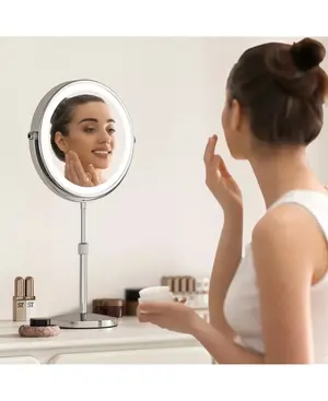 SUGIFT Lighted Makeup Mirror With 10x Magnification