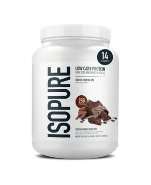 ISOPURE Low Carb 100% Pure Whey Isolate Protein Powder - White