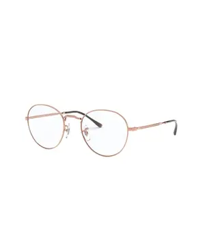Ray-ban Round Metal Optics Eyeglasses - Copper