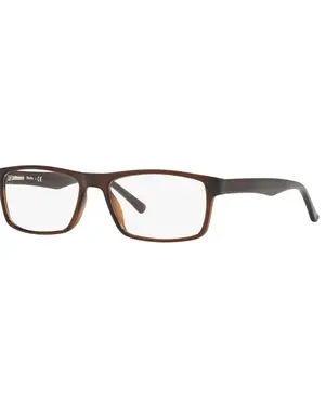 SFEROFLEX Sferoflex Rectangular Full Rim Eyeglasses Brown