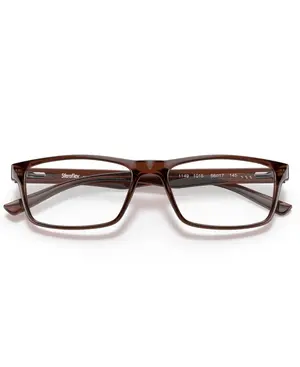 SFEROFLEX Rectangular Full Rim Eyeglasses - Brown