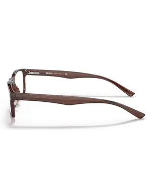 SFEROFLEX Rectangular Full Rim Eyeglasses - Brown