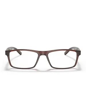 SFEROFLEX Rectangular Full Rim Eyeglasses - Brown