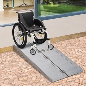 HOMCOM 4ft Foldable Wheelchair Ramp