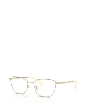 Tory Burch Square Eyeglasses - Light Gold