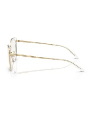 Tory Burch Irregular Full Rim Eyeglasses - Clear
