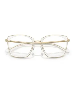 Tory Burch Irregular Full Rim Eyeglasses - Clear