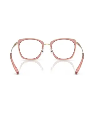 Tory Burch Irregular Metal Eyeglasses - Light Pink