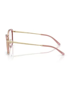 Tory Burch Irregular Metal Eyeglasses - Light Pink