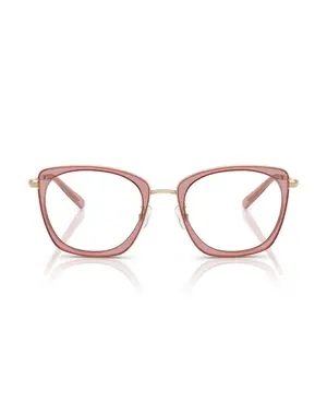 Tory Burch Irregular Metal Eyeglasses - Light Pink