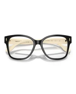 Tory Burch Square Eyeglasses - Black