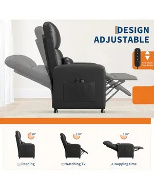 GAOMON Power Recliner Chair With Massage And Heat With Massage Function With Lumbar Support