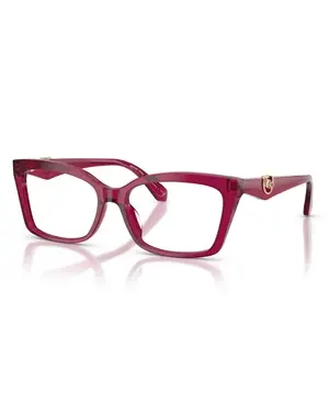 Michael Kors Michael Kors Garzeno Eyeglasses Transparent Plum