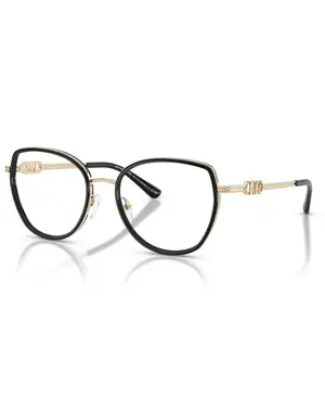 Michael Kors Round Metal Eyeglasses - Black