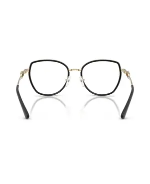 Michael Kors Round Metal Eyeglasses - Black