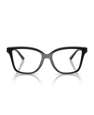 Michael Kors Square Eyeglasses With Logo Detail - Black