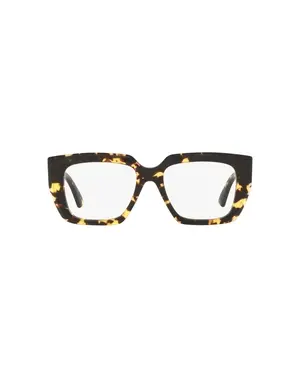 Bottega Veneta Rectangle Eyeglasses - Tortoise