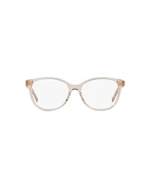 Saint Laurent Round Acetate Eyeglasses - Pink