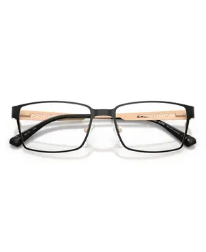 Michael Kors Rectangle Eyeglasses - Black Matte