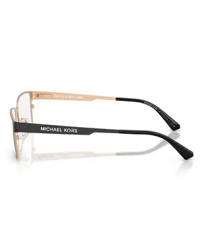 Michael Kors Rectangle Eyeglasses - Black Matte