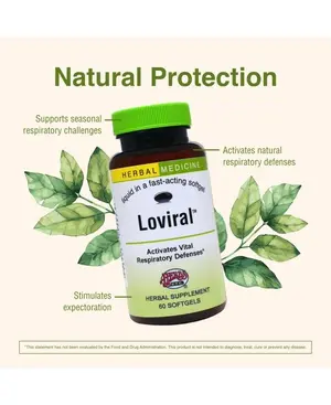 TRACE MINERALS Loviral 60 Ct Softgels