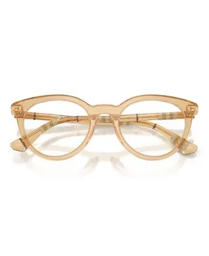 Burberry Round Frame Eyeglasses - Beige