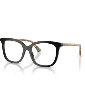 Burberry Square Acetate Eyeglasses - Black