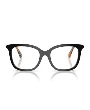 Burberry Square Acetate Eyeglasses - Black