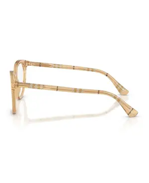 Burberry Round Frame Acetate Eyeglasses