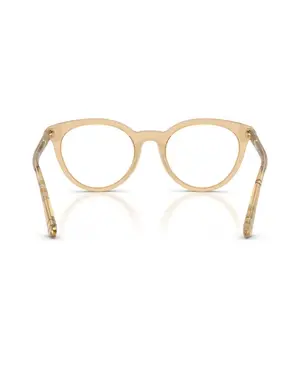 Burberry Round Frame Acetate Eyeglasses