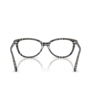 Burberry Cat Eye Eyeglasses - Check Lichen
