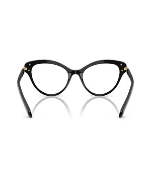 SWAROVSKI Acetate Cat Eye Eyeglasses With Strass Accents