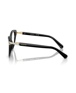 SWAROVSKI Acetate Cat Eye Eyeglasses With Strass Accents