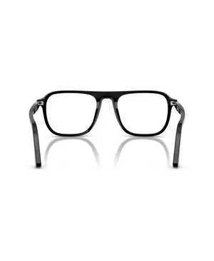 Persol Acetate Square Frame Eyeglasses - Black