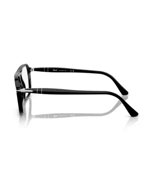 Persol Acetate Square Frame Eyeglasses - Black