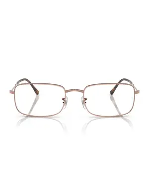 Ray-ban Metal Eyeglasses With Tortoiseshell Accents