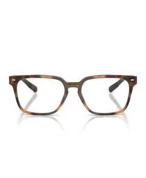 Brooks Brothers Rectangle Eyeglasses - Warm Tortoise