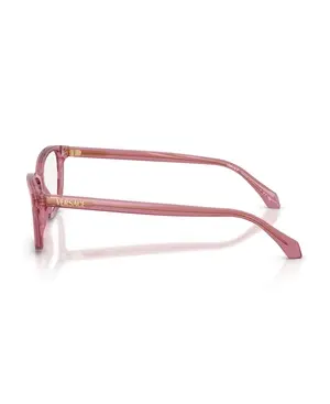 Versace Cat Eye Eyeglasses - Transparent Amarena