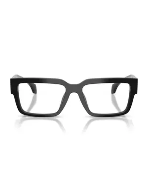 Versace Rectangle Eyeglasses - Black