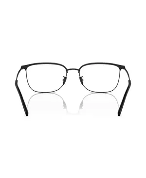 Giorgio Armani Square Eyeglasses - Matte Black