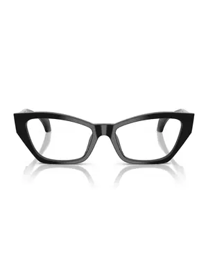 Versace Cat Eye Eyeglasses - Black