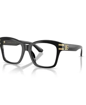 Dolce & Gabbana Square Frame Eyeglasses - Black