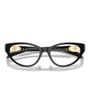 Versace Cat Eye Eyeglasses - Black