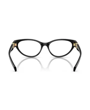 Versace Cat Eye Eyeglasses - Black